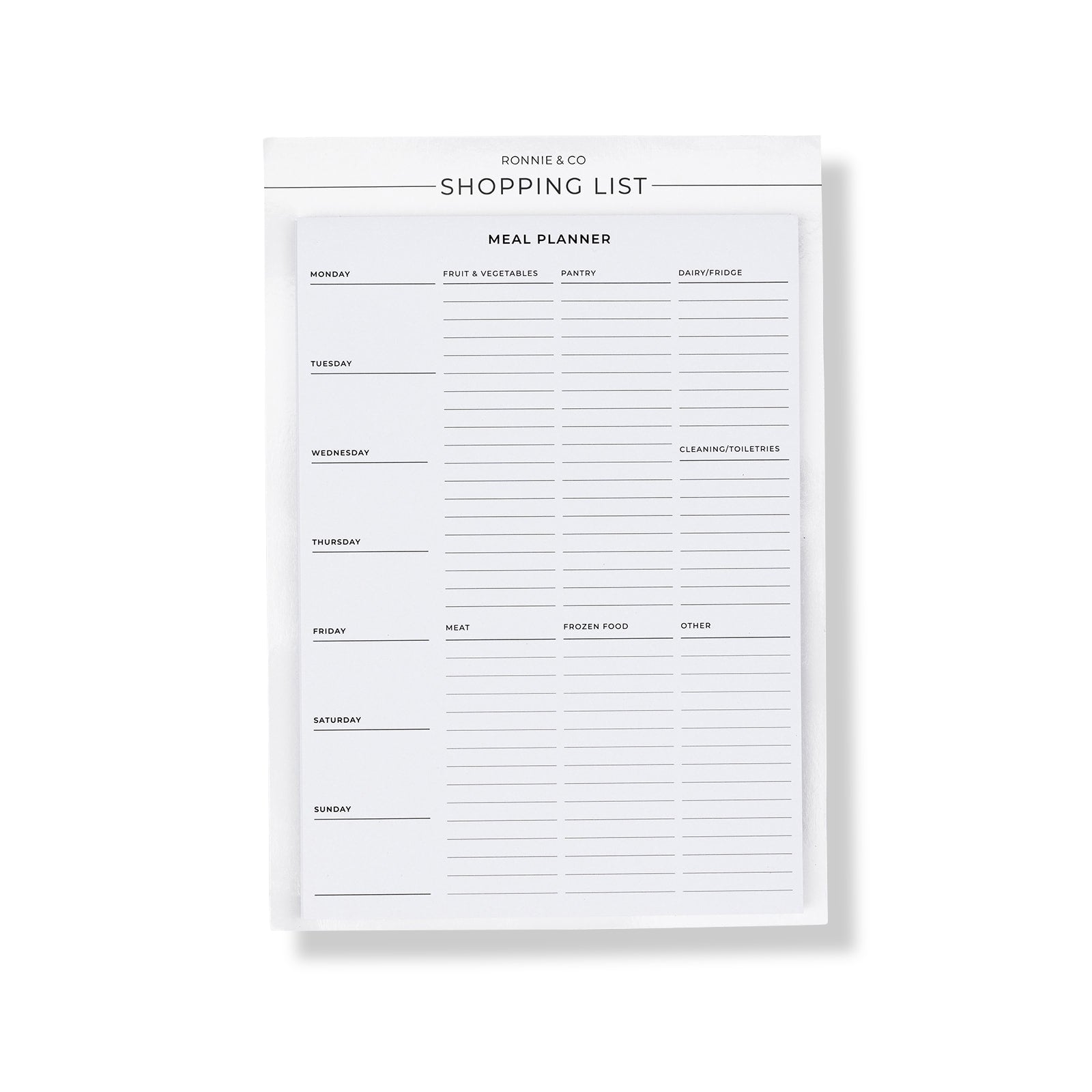 Shopping List Magnetic - Fridge Magnet | Ronnie and Co