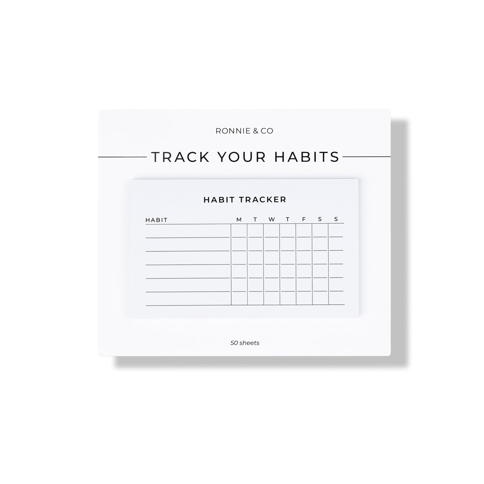 Habit Tracker Sticky Notes | Ronnie and Co