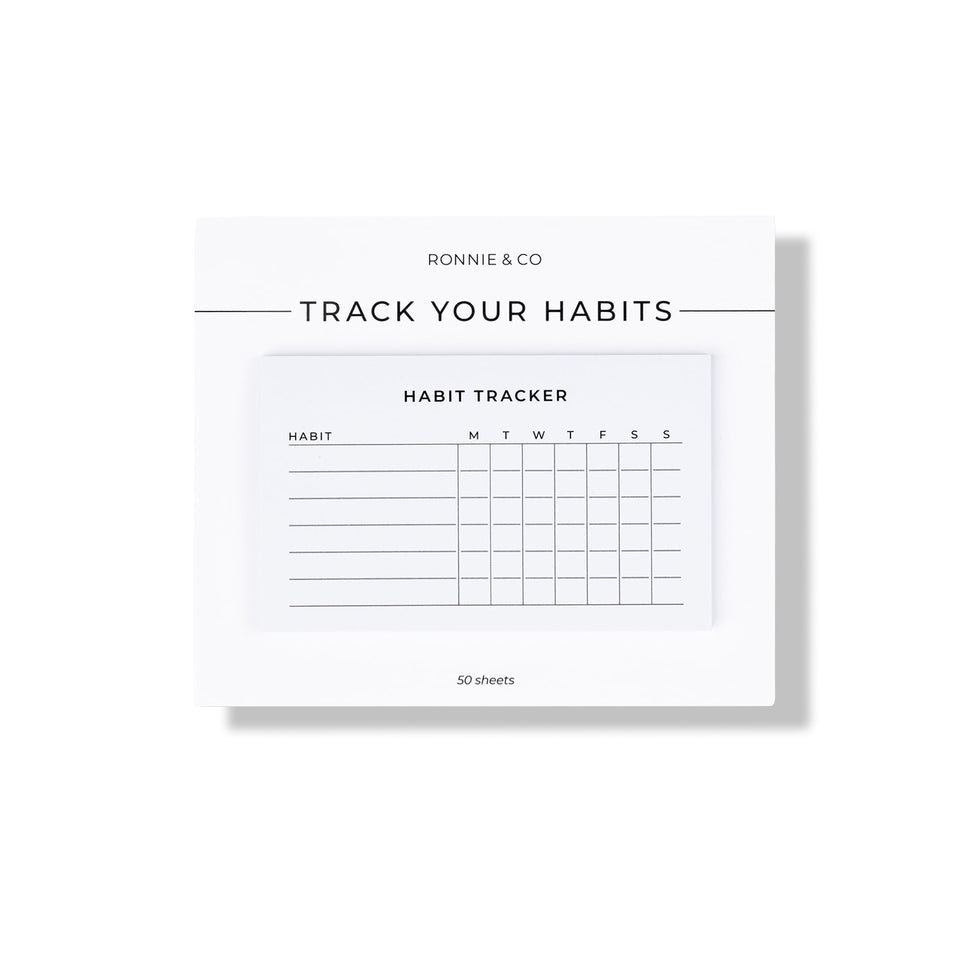 Habit Tracker Sticky Notes | Ronnie and Co
